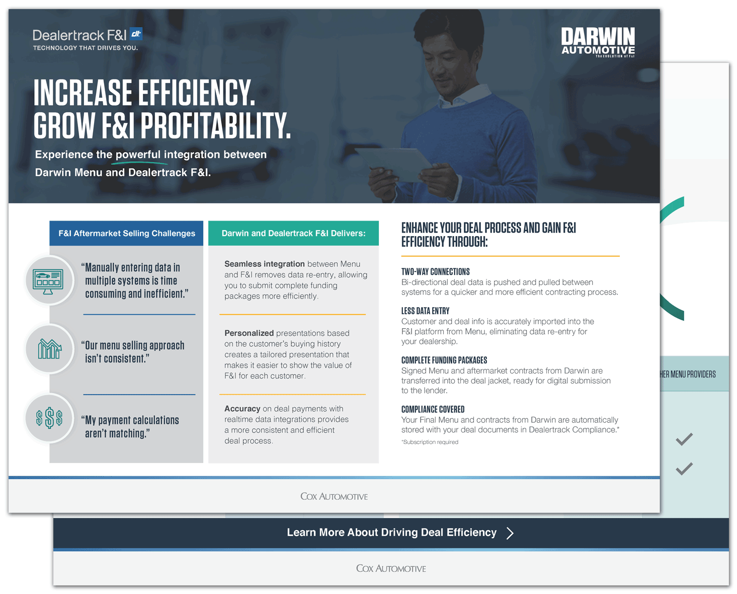 F&I Menu Powered by Darwin Automotive