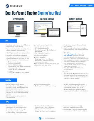 Dos Donts and Tips for Signing Your Deal