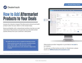 How to Add Aftermarket Products to Your Deals